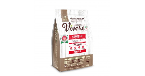 🥇2699 р. – Низкозерновой монобелковый корм Vivere Low Grain Mini с ...