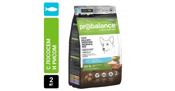 🥇899 р. – Probalance Delicate Digestion сухой корм для собак с ...