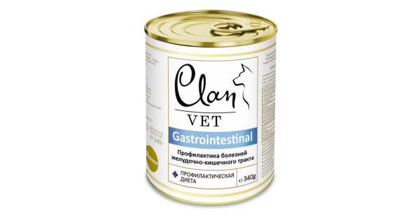 🥇329 р. – Clan Vet Gastrointestinal консервы премиум класса для ...